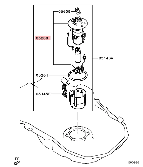 Fuel Filter Kit For Mitsubishi Lancer Cy4a Cy6a 1770a270/1770a106 - Buy ...