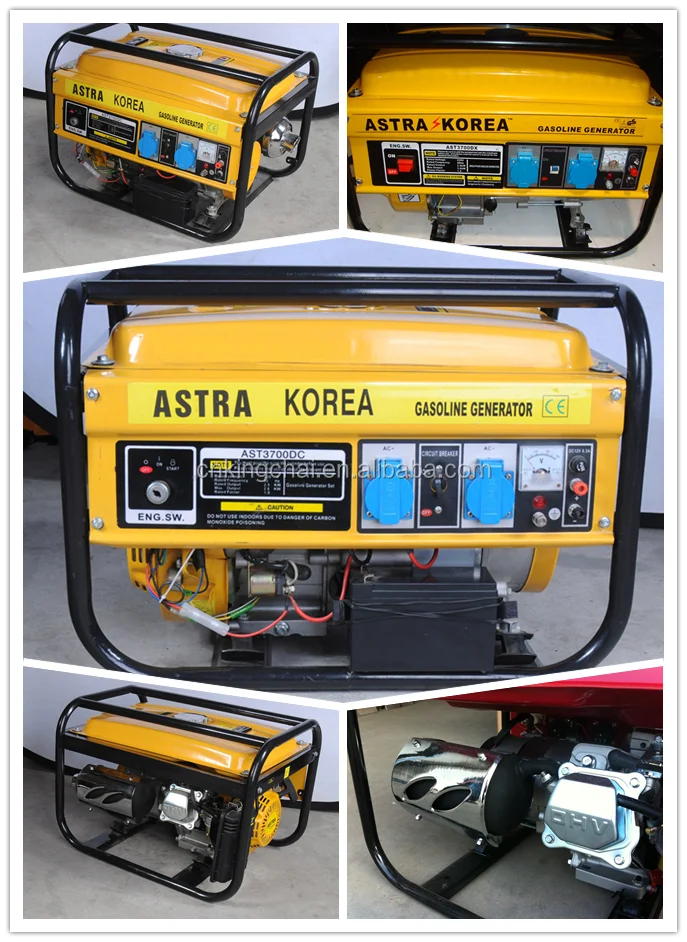 Manual Astra Generator Portable Gasoline Generator Set Astra Korea ...