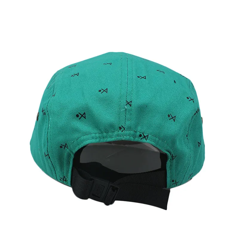 Custom 5 Panels Hats With Digital Printed Crown/woven Label Patch Logo ...