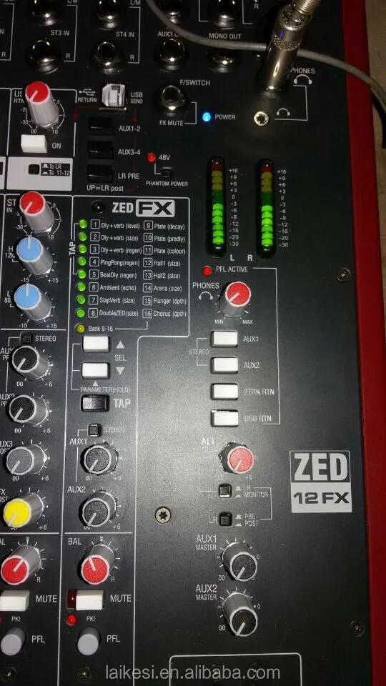 ZED-12FX audio mixing console - Buy Professional Mixer, Audio Mixing ...