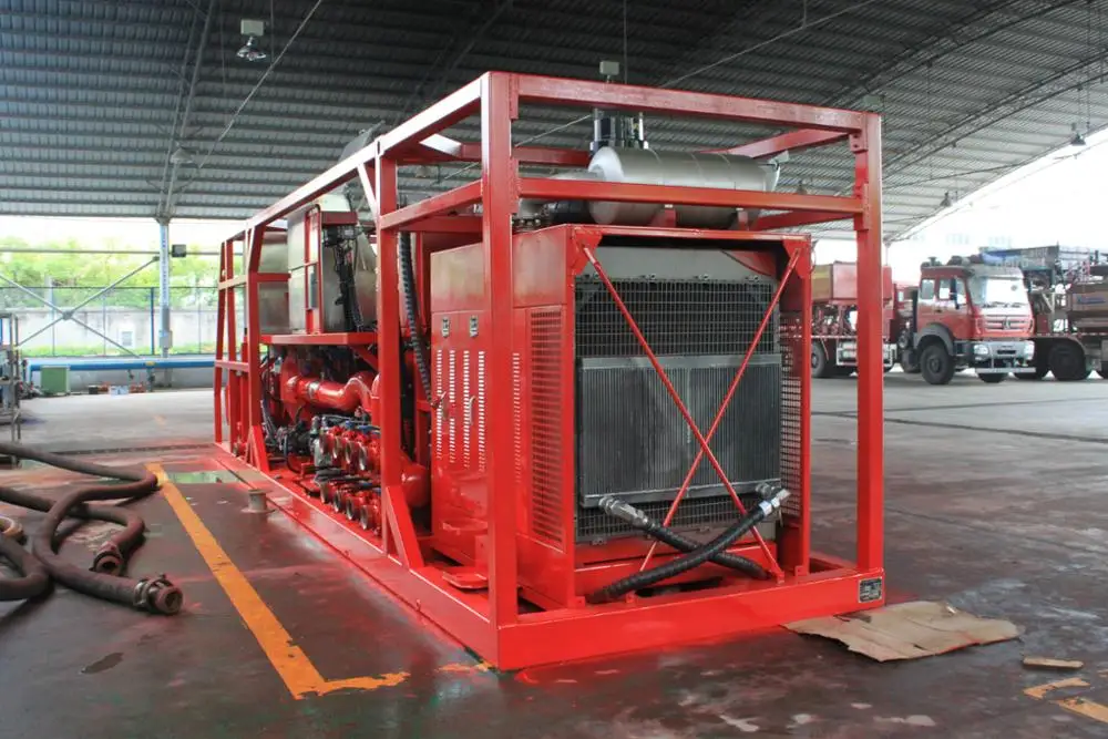 Sand Blender Skid Mounted For Petroleum Oilfield Use In Middle East Or ...