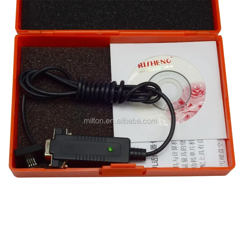 Rs232 (9holes) Data Output Computer Cable For Digital Caliper Indicator ...