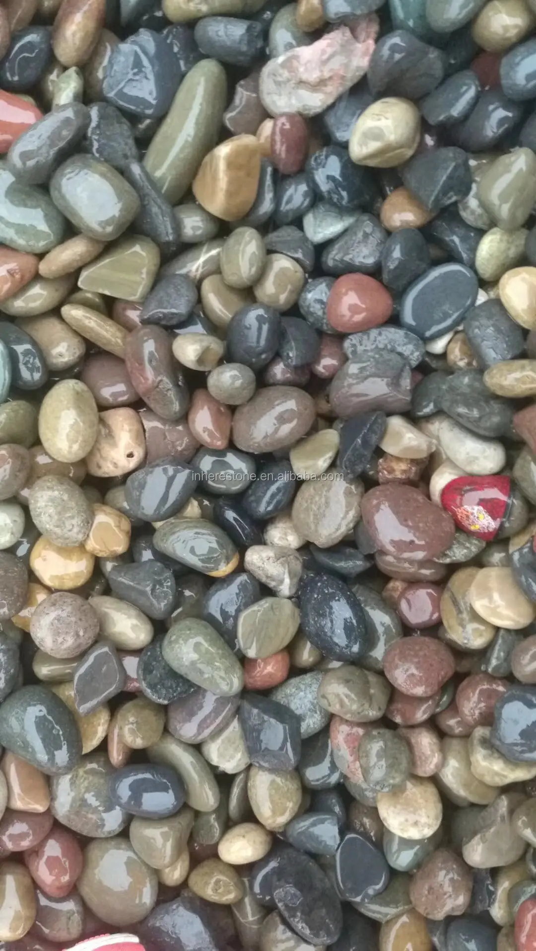 Rain Flower Stone Mixed Colors Garden Pebble Tile Pebble Paving Stone ...