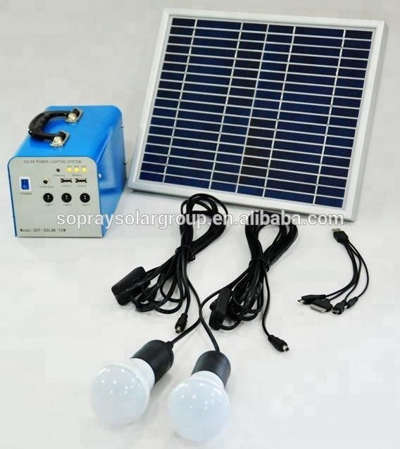 Solar Lighting Kit With Led Bulb Solar Home Kit Lithium Battery For ...