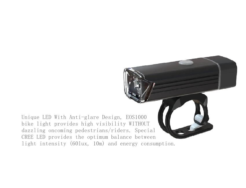 Machfally EOS100 USB Rechargeable LED Bicycle Light
