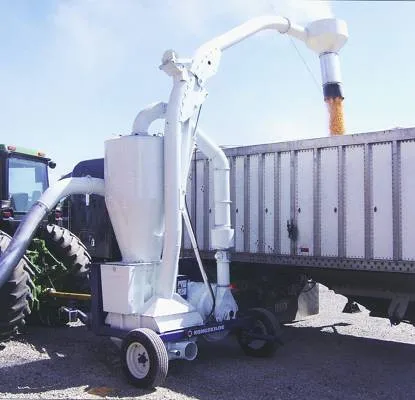 Truck Ship Loader Unloader Rice Husk Air Grain Conveyor