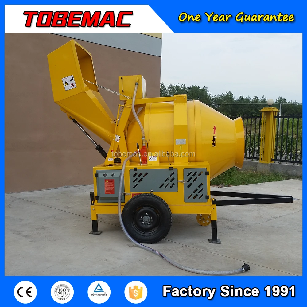 Jzc350dh 2 Bagger Self Loading Concrete Mixer Machine With Lift Sale In ...