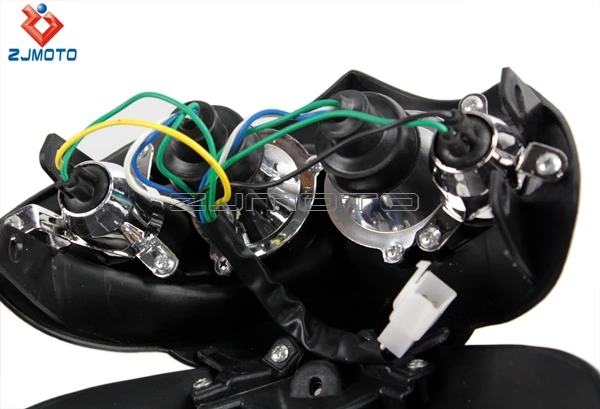 Universal Head Light Angry Face Headlight Dirt Bike Lights Motorcycle ...