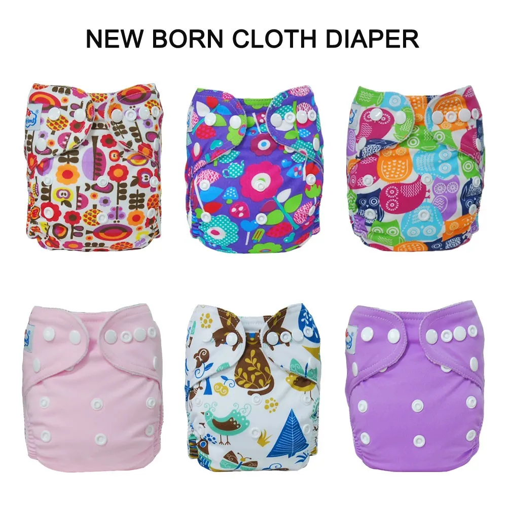 Baby Cloth Diaper Waterproof Washable Reusable Newborn Cloth Diapers ...