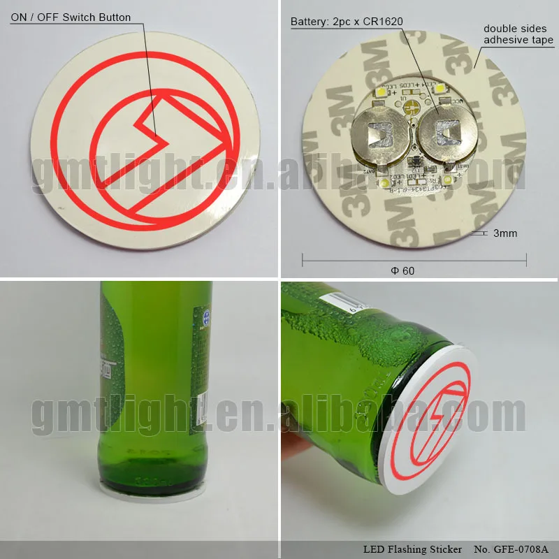 Good Promotional Uv Light Led Bottle Coaster - Buy Led Glass Coaster,Uv ...