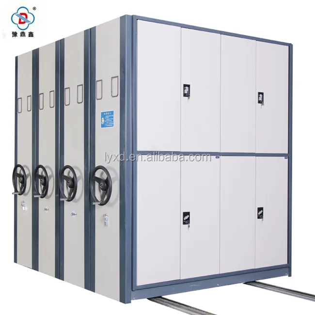 Manual Mass Shelf/ Mobile Filing Cabinet / Compact Shelving System ...