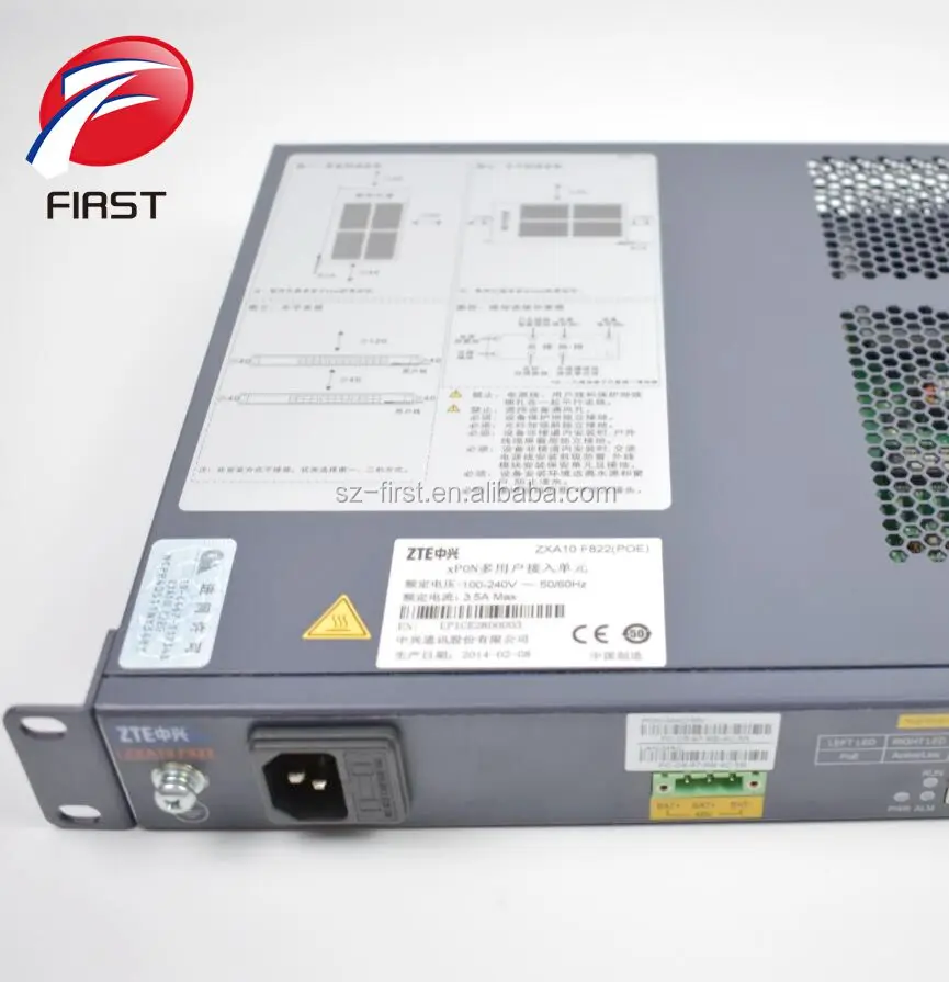 ZTE F822-16 POE MDU ONU - Efficient Xpon Gpon Epon Solution