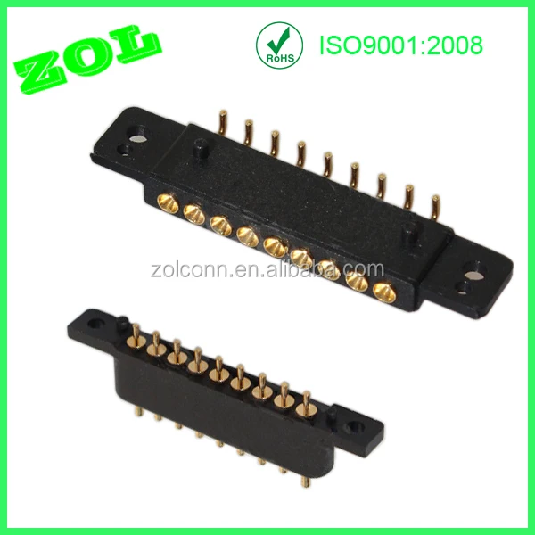 9 Pin Pogo Pin Male Gender And Female Gender Connector 3 Micro - Buy 9 ...