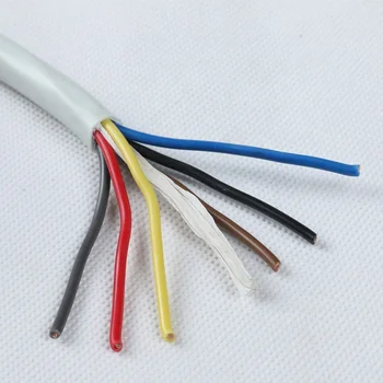 Stranded Copper Conductor 6 Core 0.75mm 1mm 1.5mm 2.5mm Electric ...