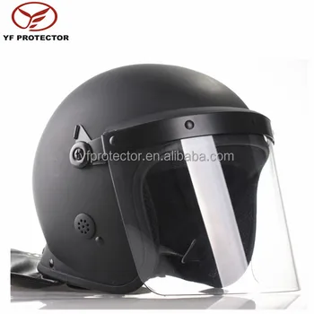 Black Military Tactical Combat Helmet With Visor - Buy Tactical Helmet ...