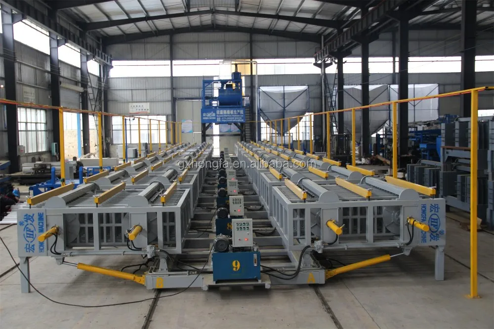 Hongfa Paper Surface Gypsum Board Production Line Hollow Core Slab ...