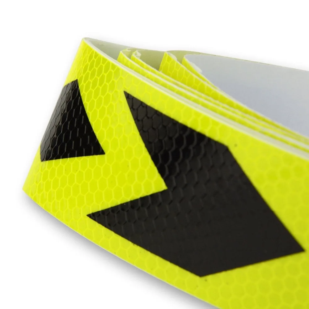 2pcs Emergency Adhesive Reflective Sticker Stripe Safety Tape For Car ...