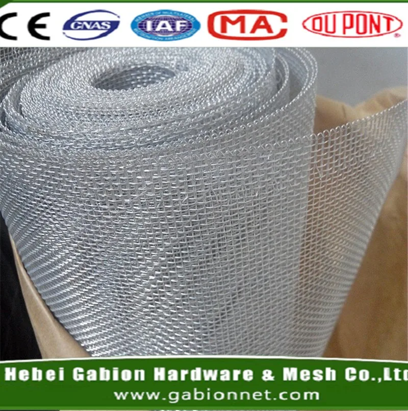 Colorful Epoxy Resin Coated Aluminum Wire Mesh/ Aluminum Window Screen ...