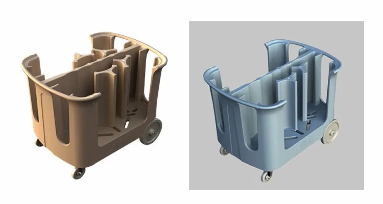 Restaurant Supplies Adjustable Dish Caddy Dish Trolley For Transport ...