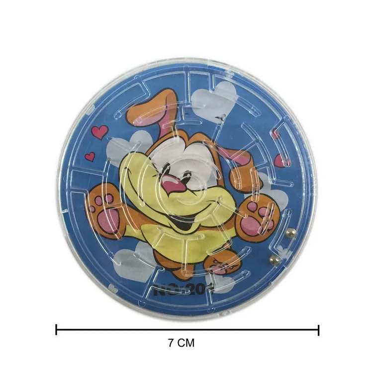 Mini Cute Cartoon Steel Ball Plastic Handheld Maze Game Toy - Buy ...