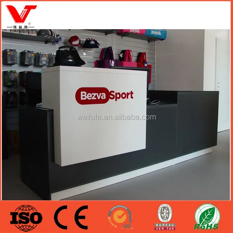 Modern Clothing Shop Cash Counter Table Design For Garment Store - Buy ...