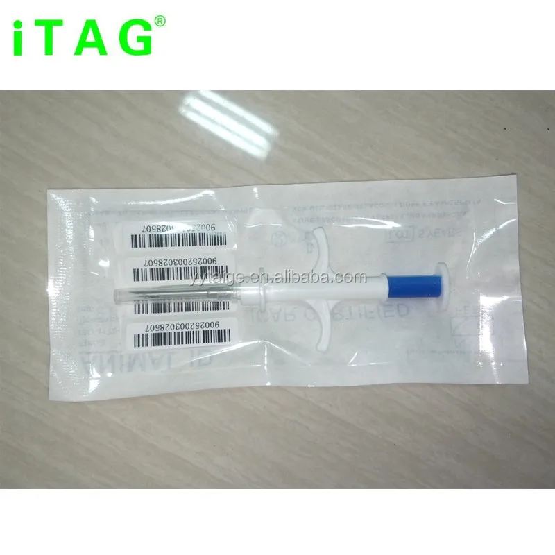Injectable Animal Tracking Microchip With Syringe Universal Glass Ear ...