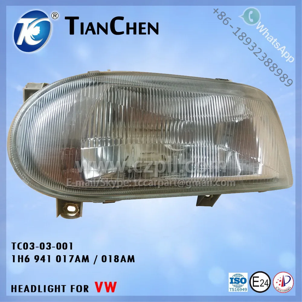 Headlight For Golf 3 / Headlamp For Vw Golf 1992 - 1997 White 1h6 941 ...