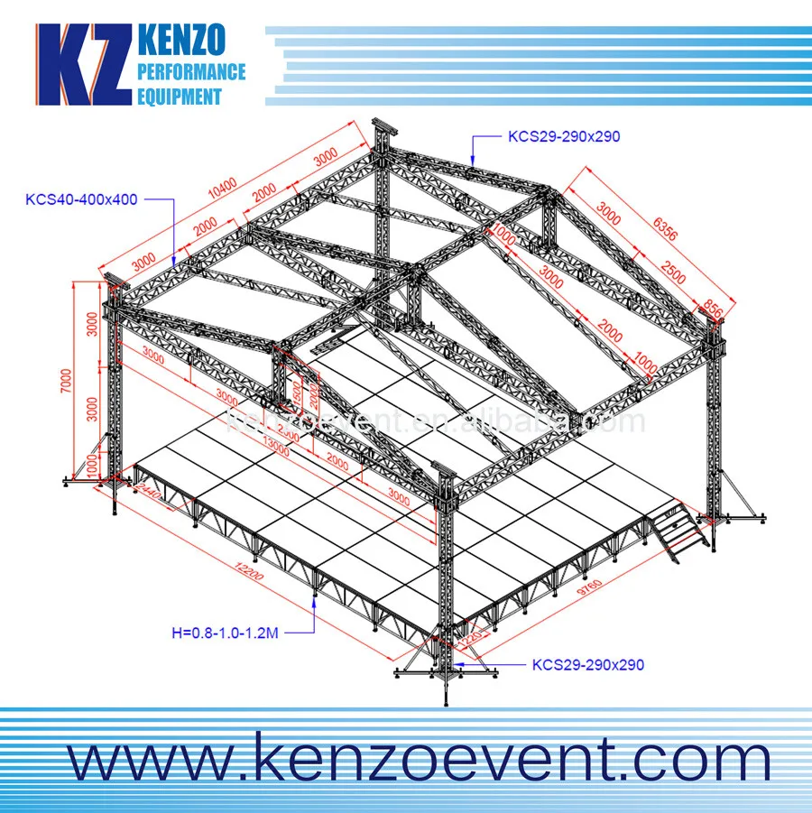 Aluminum Roof Truss System - Buy Roof Truss System,Retractable Roof ...