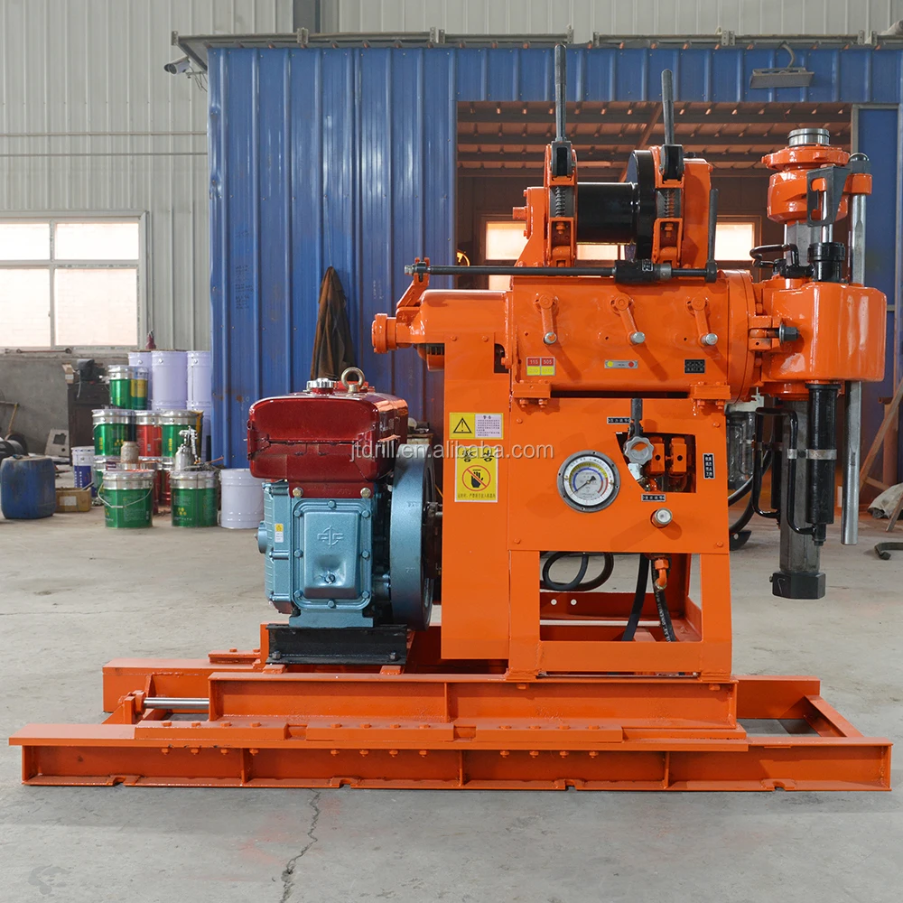 Hydraulic Rotary Mobile Mining Well Tripod Trailer Integrated Drilling ...