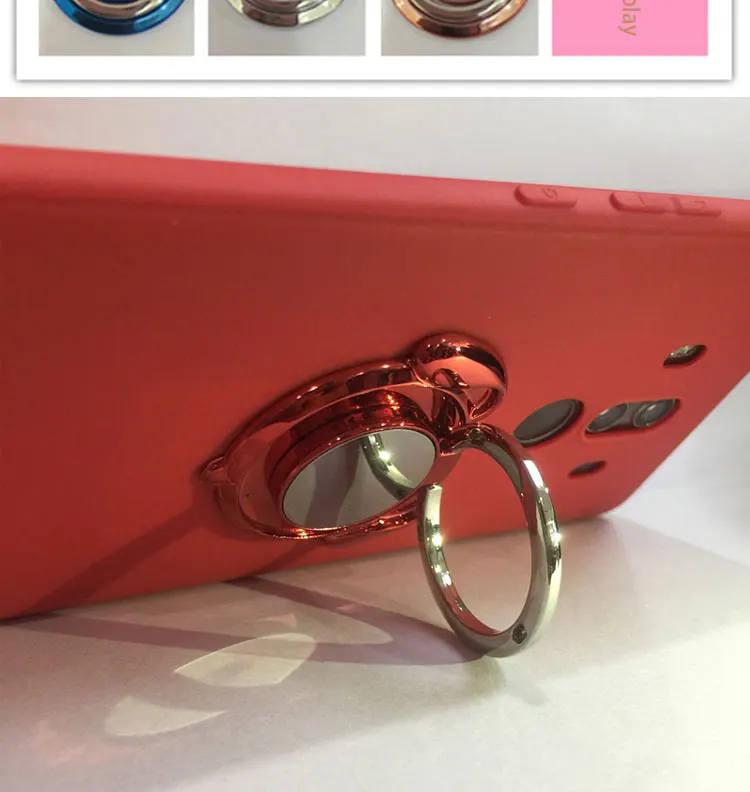 Mobile Phone Holder Finger Phone Ring Metal Magnet Bracket 360 Degrees ...