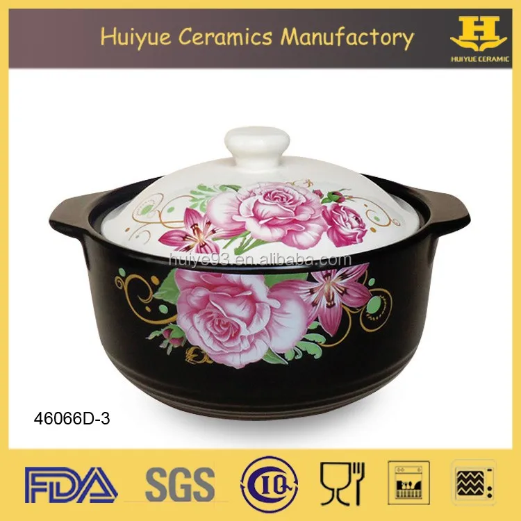 Multi Functional Ceramic Clay Cooking Pot Ceramic Clay Soup Pot Ceramic ...