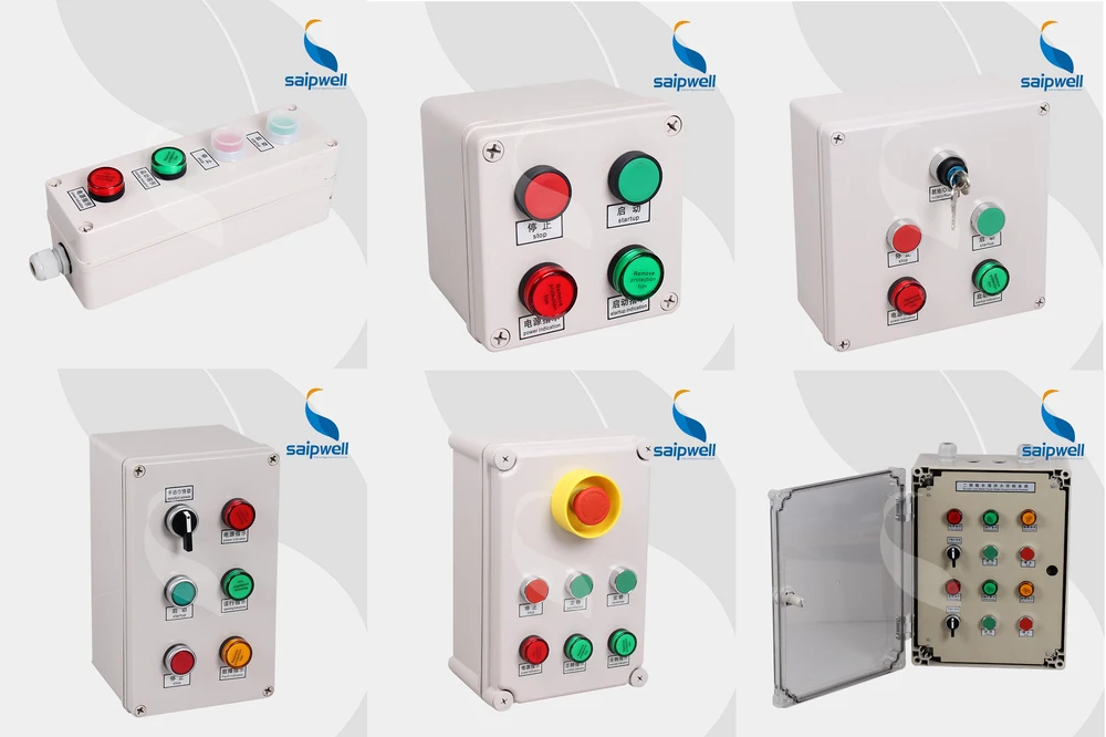 High Quality Waterproof Flat Push Button Switch Station Box - Buy Flat ...