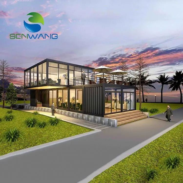 Floating Sandwich Container House Prefab Houses - Buy Container House ...