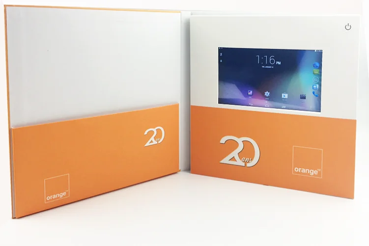 Lcd Screen Gift Mp4 2.4 Inch Screen Lcd Business Card 2.4 Inch Lcd Gift ...