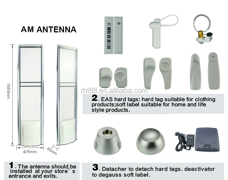 58khz Acrylic Eas Am Antenna System 58khz Eas Am Mono System Antenna ...