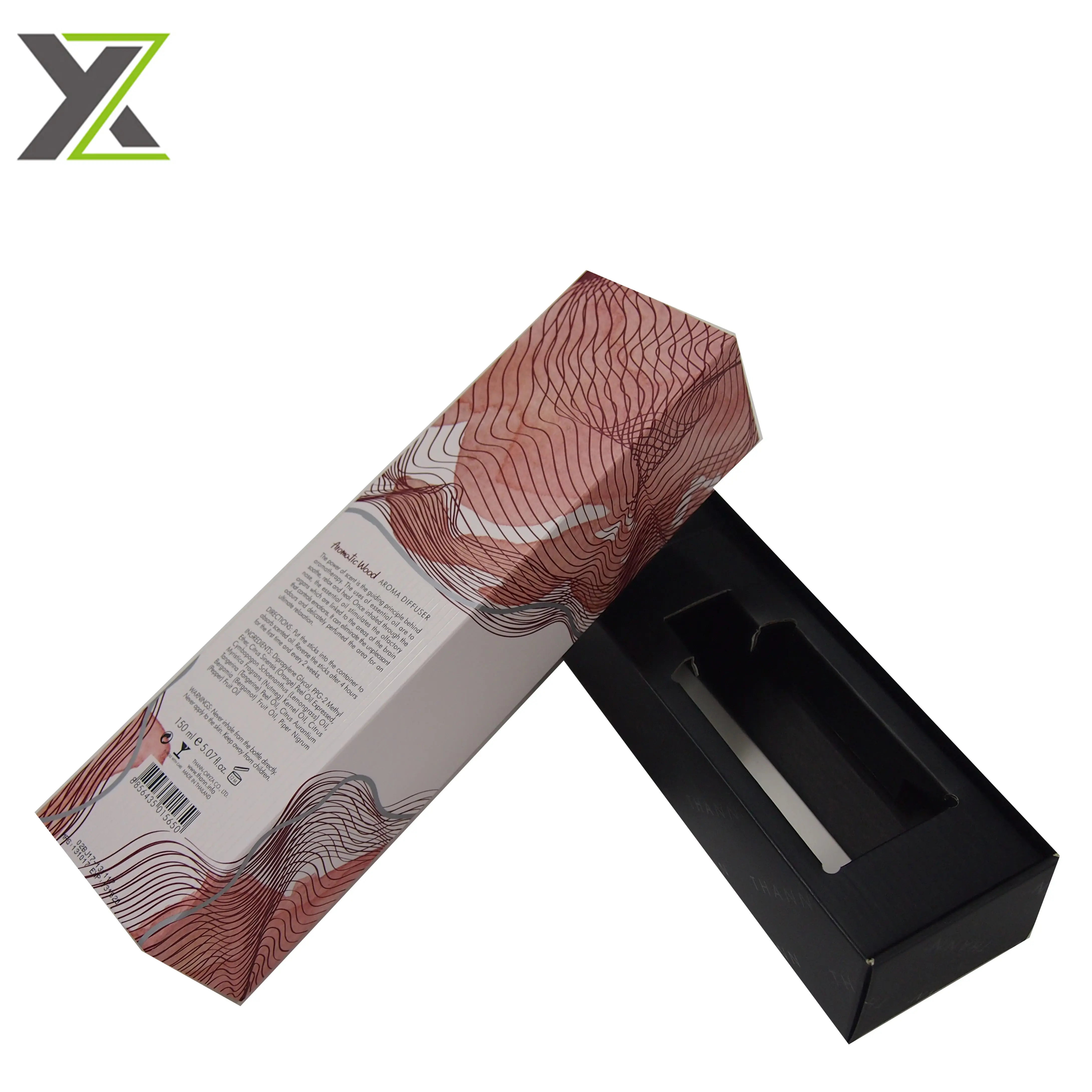 Aroma Diffuser Gift Box Sleeve With Black Corrugated Insert Holder ...