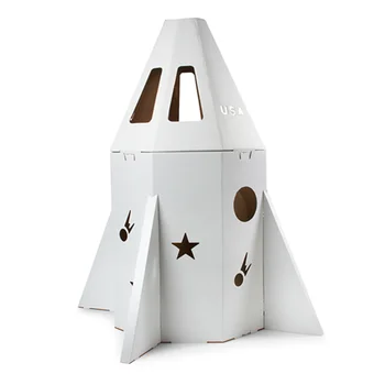 Cardboard Rocket Playhouse Cardboard Cubby House - Buy Cardboard Cubby ...