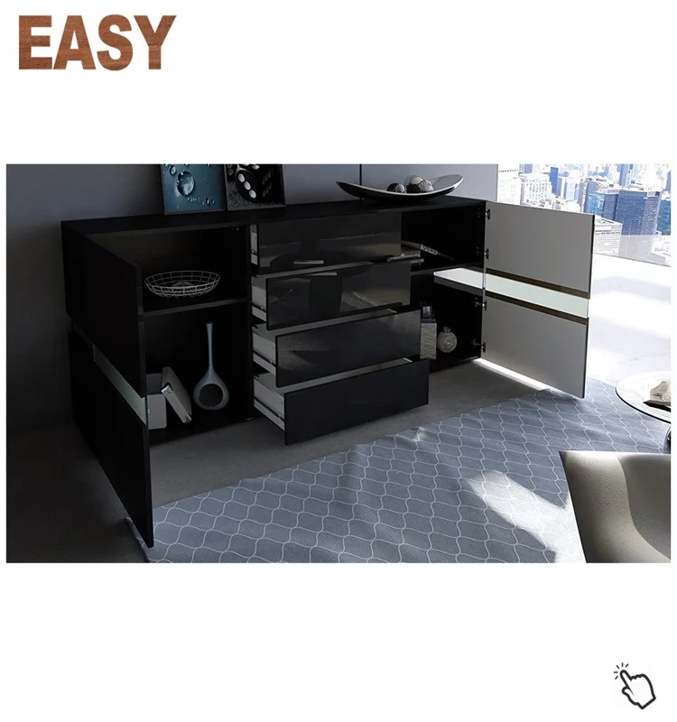 Fair Price Sideboard Chest Of Drawers Flow Design,Carcass In Black Matt ...