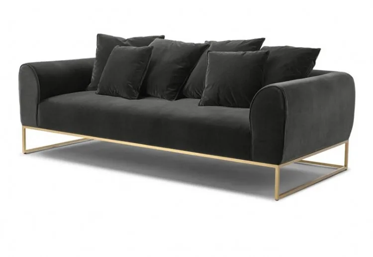 Living Room Furniture Modern Comfortable Velvet Fabric Sofa - Buy ...