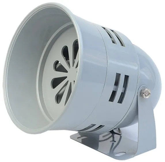 Ms-190 220v Ip44 Mini Motor Siren Red Metal Motor Alarm With Wire - Buy ...