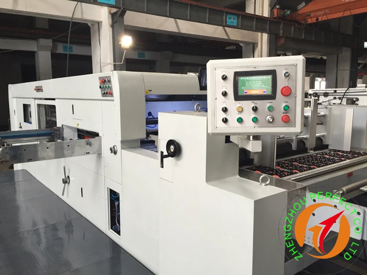 Automatic Sheet Fed Cardboard Carton Paper Die Cutter Machine With ...