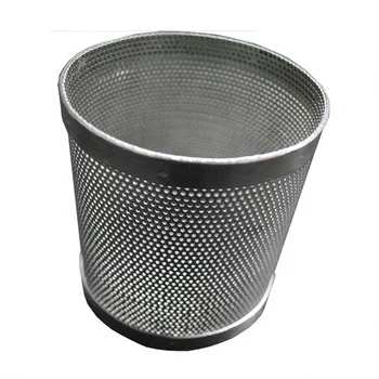 Stainless Steel Perforated Mesh Buckets/filter Basket - Buy 100 Micron ...