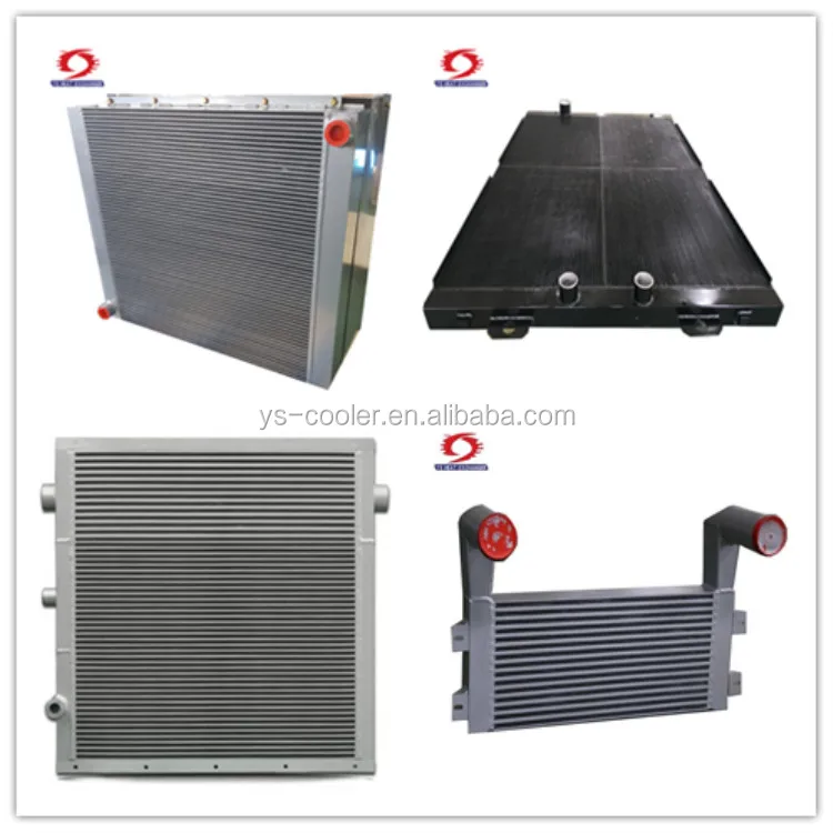 Bar Plate Structure Aluminum Compressor Oil Cooler