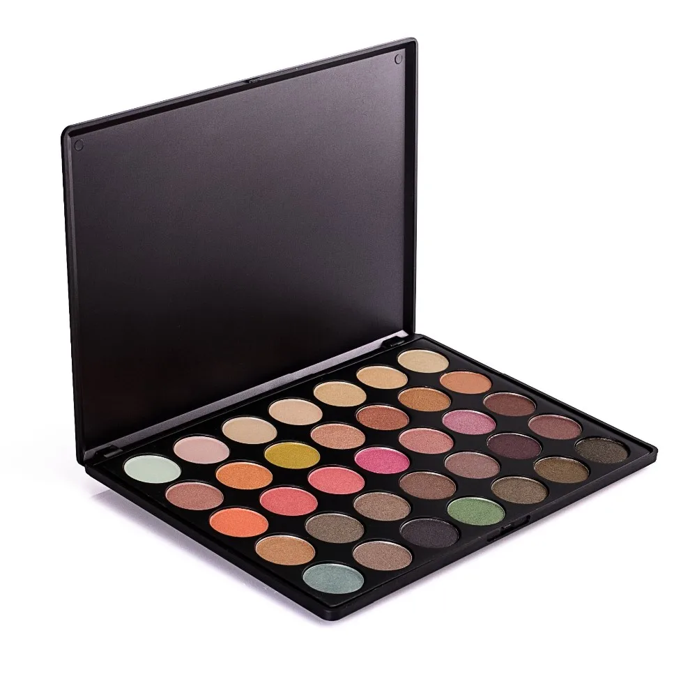 5 Color Option Wholesale Alibaba Makeup 35 Colors Cream Glitter Eyeshadow 35 Colors Mineral ...