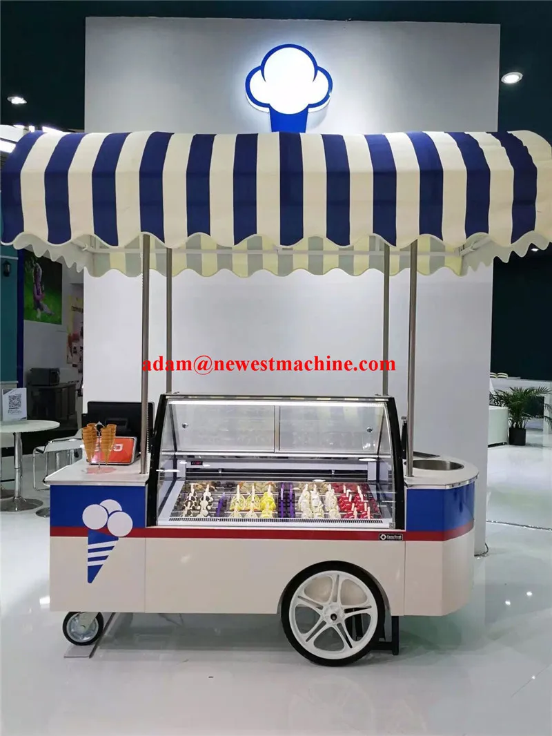 Summer Hot Selling Ice Cream Trolley/ice Cream Van/popsicle Ice Cream ...