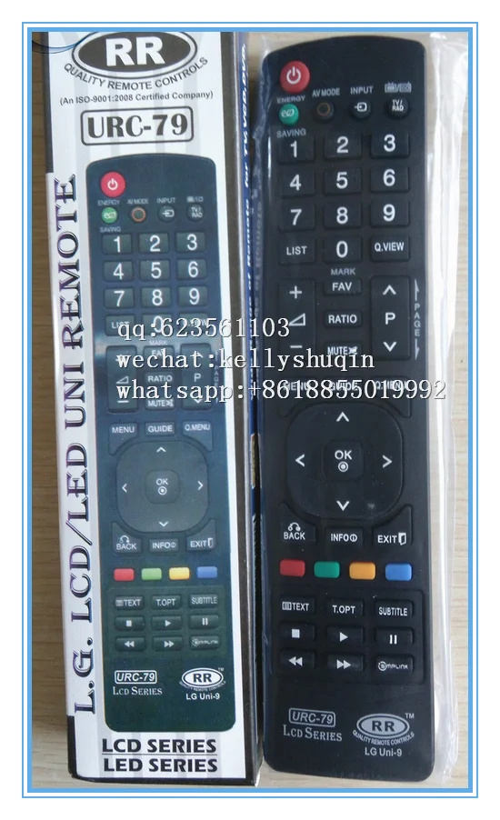 Remote Controllers Urc-79 Urc-78 Lcd Series Led Series Llgg Uni-9 L.g ...
