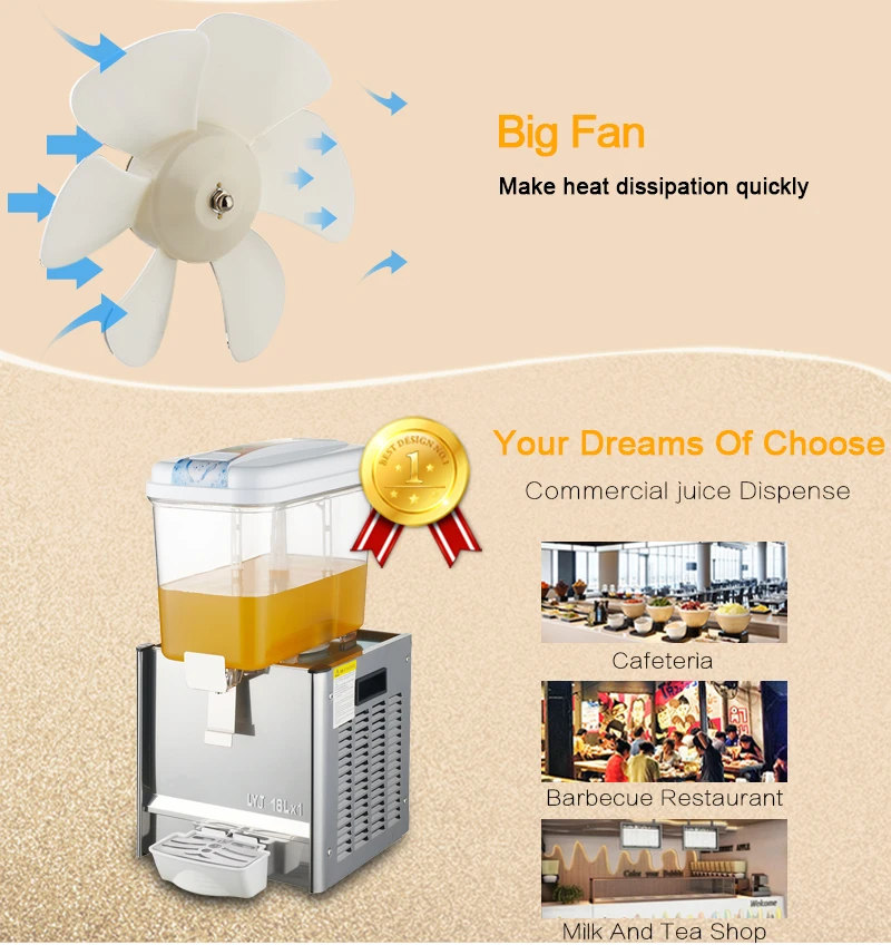 Juice Dispenser Cooler Mixer Machine With Compressor - Buy Juice ...