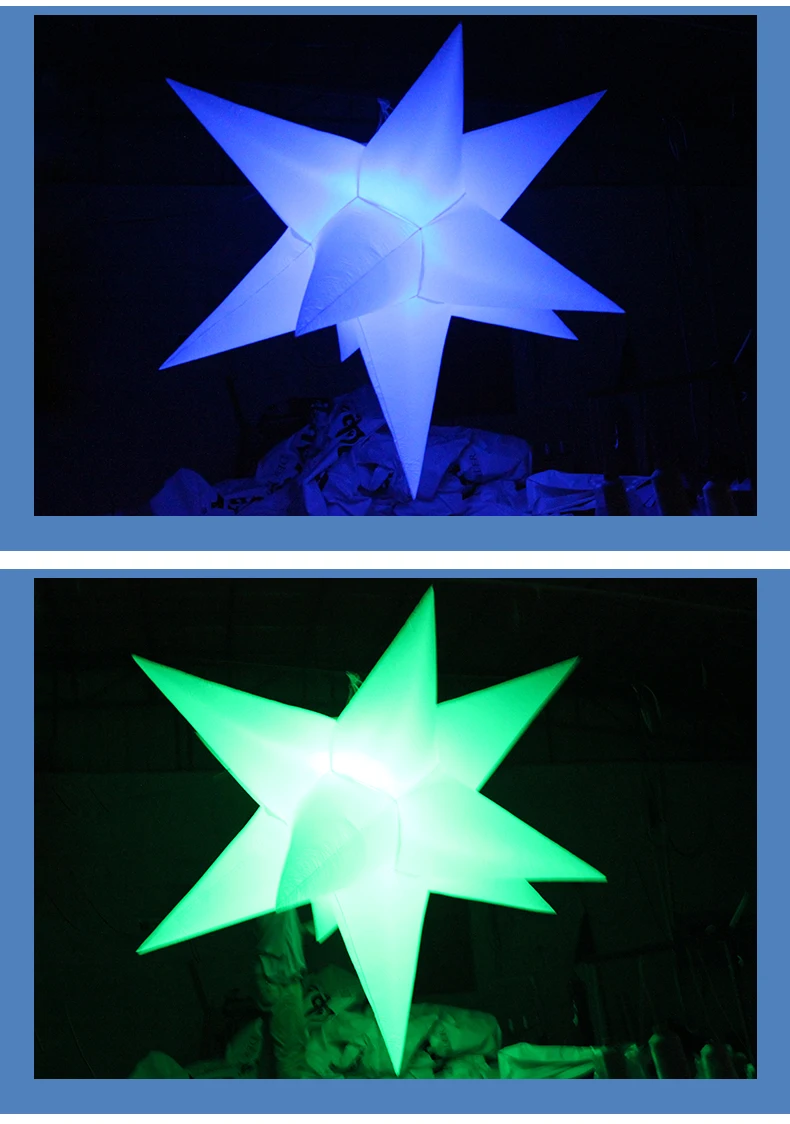 Color Changing Inflatable Hanging Star Balloon Advertising Inflatable ...