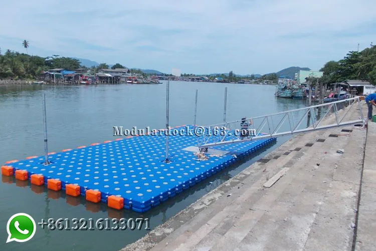Plastic Pontoon Water Sports Floating Platform - Durable & Versatile
