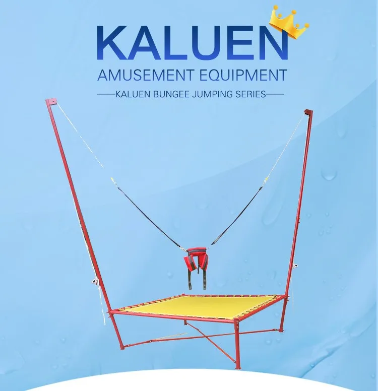 Kids Bungee Jumping - Safe Fun with Hand Winch & Trampoline